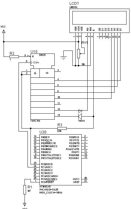 Interfacing Lcd To Atmega Using Two Wires Do It Easy With Scienceprog